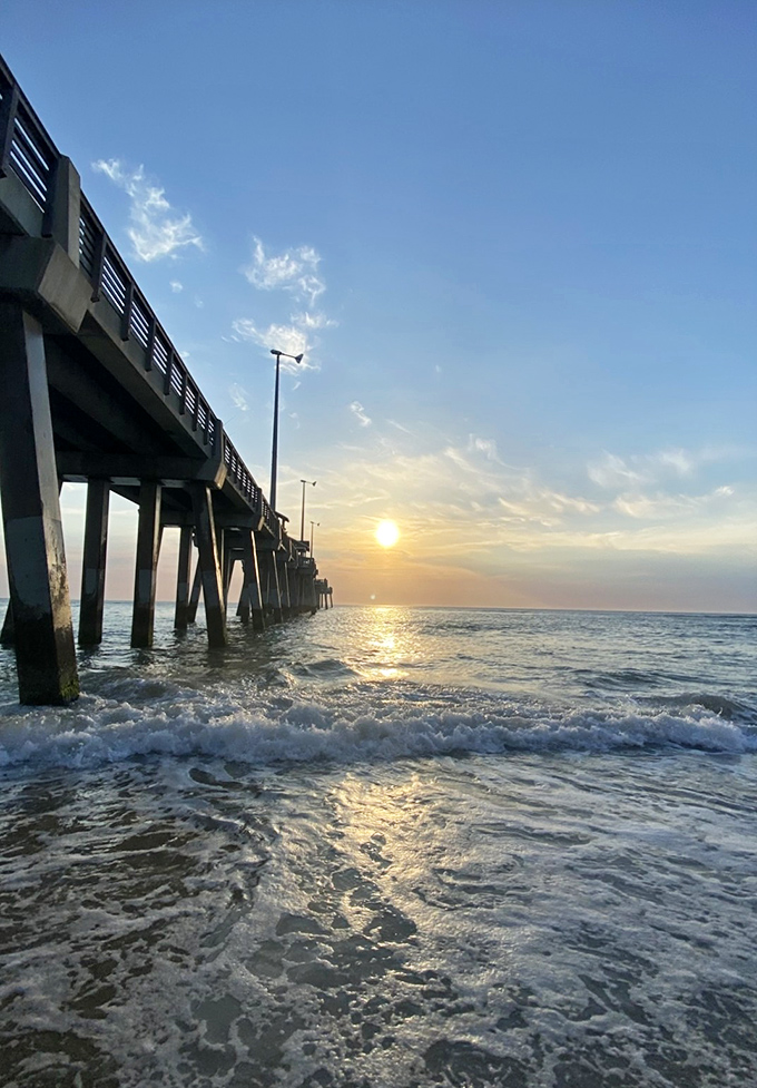 The boardwalk's edge offers front-row seats to nature's endless performance&mdash;waves that have been perfecting their routine for millennia.