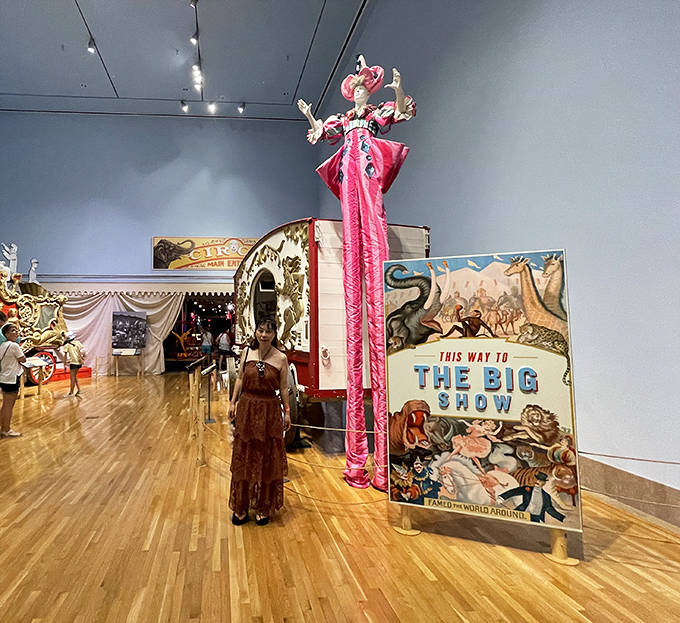 Vintage circus memorabilia brings the golden age of American entertainment to life, complete with sequins, spectacle, and showmanship.