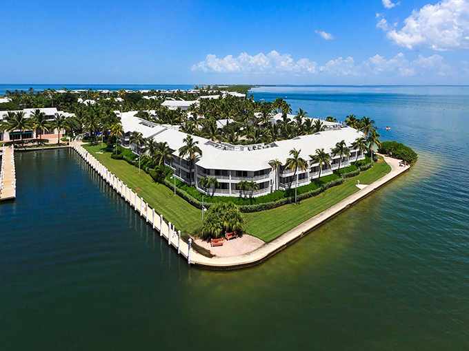 Aerial shot: The Sanctuary Golf Club's emerald fairways hug the coastline, offering golfers the constant dilemma: focus on your swing or the view?