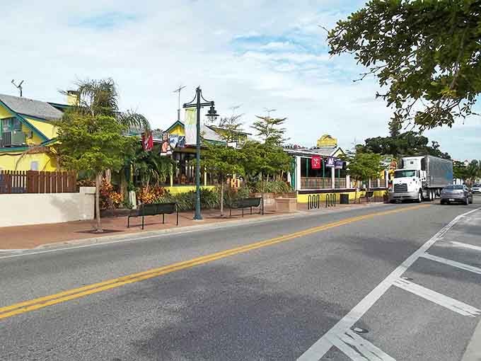 Daiquiri Deck's multi-level charm and distinctive red umbrellas have made it a village landmark where afternoon drinks slide effortlessly into evening plans.