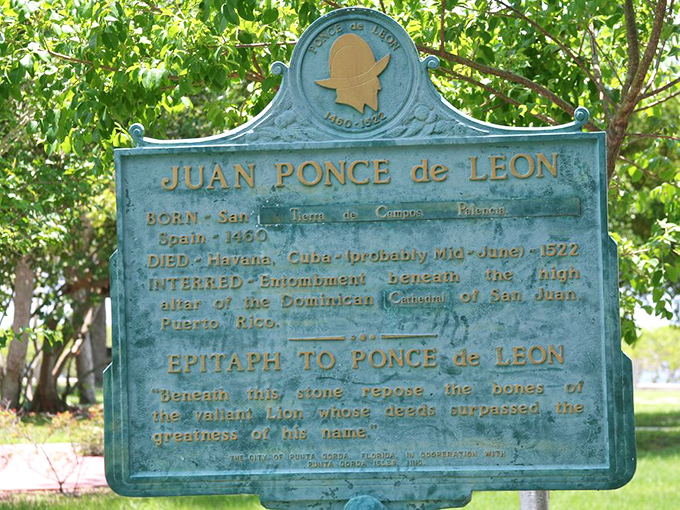 This historical marker connects present-day visitors to centuries of Florida history, reminding us that explorers have always been drawn to these beautiful shores.