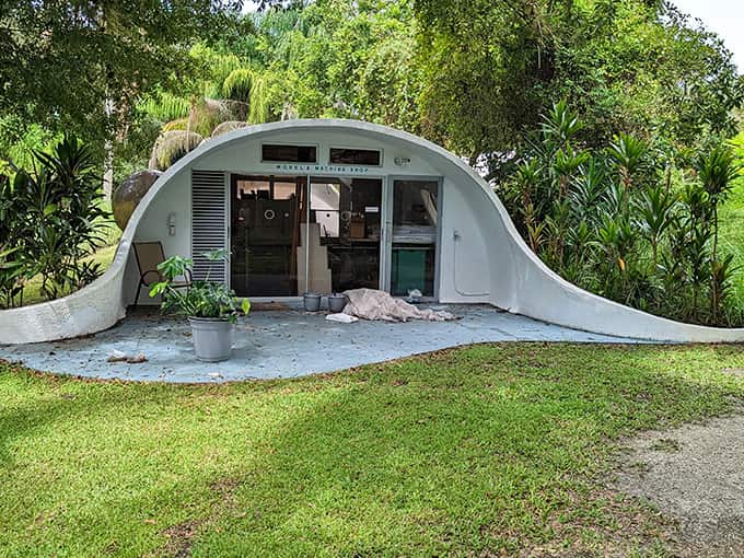 The model and machine shop proves this isn't just dreaming, it's actual hands-on work turning sustainable concepts into buildable reality.