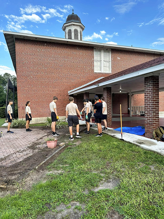 Young volunteers contribute to preservation efforts, ensuring this educational landmark continues inspiring future generations.
