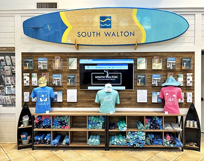 Beachy merchandise that lets you take a piece of South Walton home, ensuring vacation vibes continue long after the sand is shaken out.