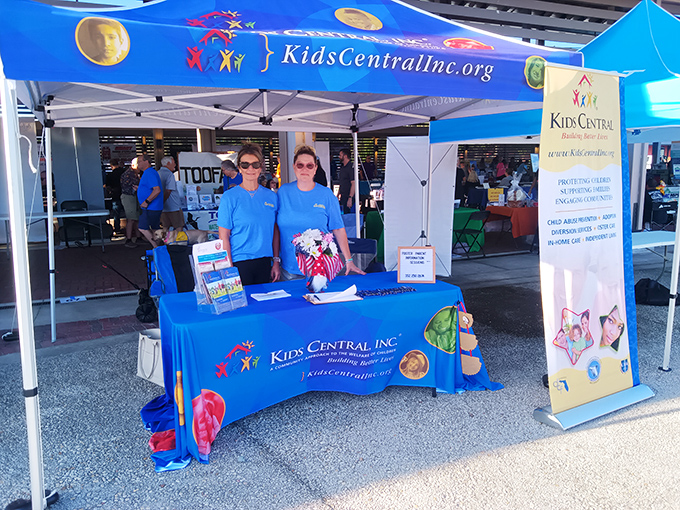 Kids Central outreach booth reminds us that markets have always been community hubs &ndash; places for connection beyond commerce.