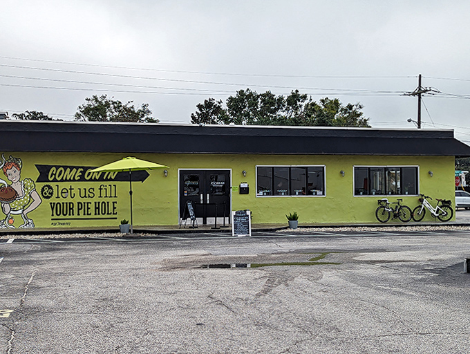 Even from the parking lot, that vibrant green exterior promises something special&mdash;a culinary adventure worth every step from car to door.