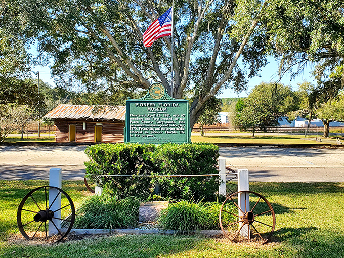 The museum's signage stands proudly under Florida's blue skies, marking a place where history isn't just remembered&mdash;it's experienced with all five senses.