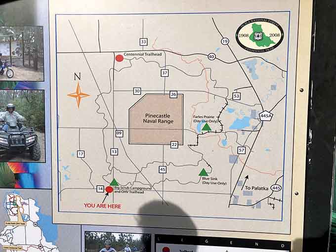 Trail maps guide explorers through 360,000 acres of possibility, though getting slightly lost is half the fun of finding your way back.