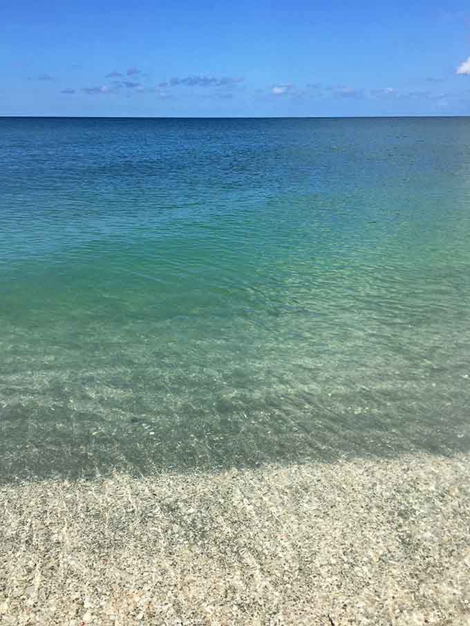 The Gulf's color palette ranges from "tropical drink" to "mermaid tears," depending on the light.