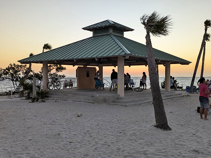 Welcome to bliss: The Sunset Beach sign promises&mdash;and delivers&mdash;the perfect Florida beach experience without the crowds.
