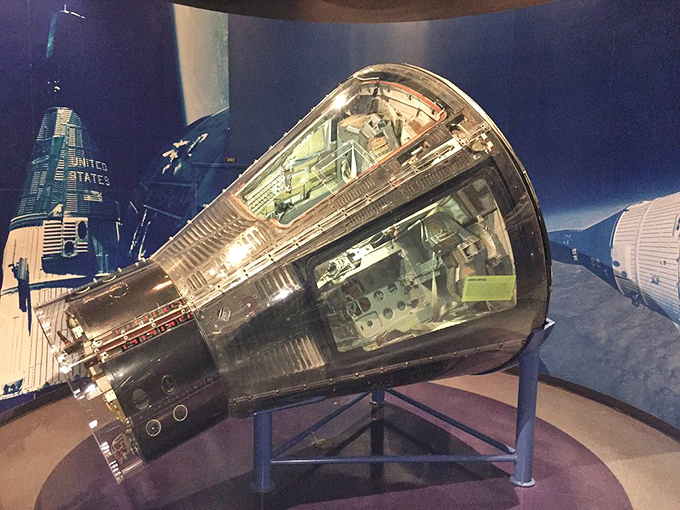 Peer inside the Gemini capsule and suddenly your middle seat in economy doesn't seem so bad after all.