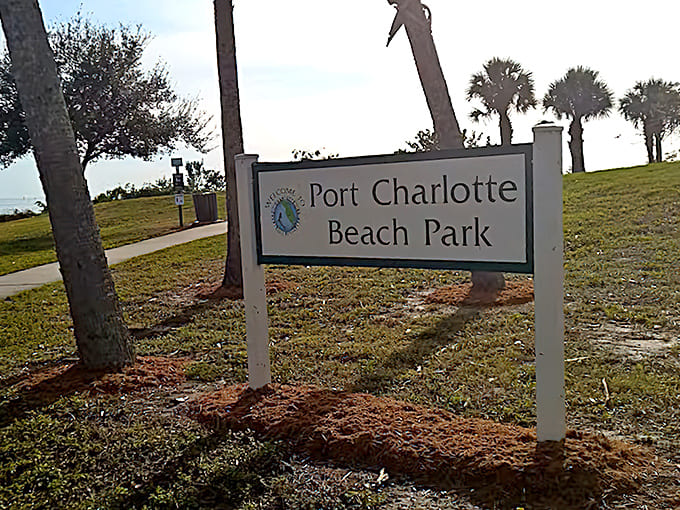 The sign marks the entrance to your new happy place, where every visit feels like coming home.