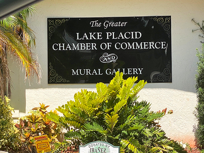 The official welcome sign that promises more than just murals &ndash; it's an invitation to discover an entire outdoor gallery celebrating community spirit.