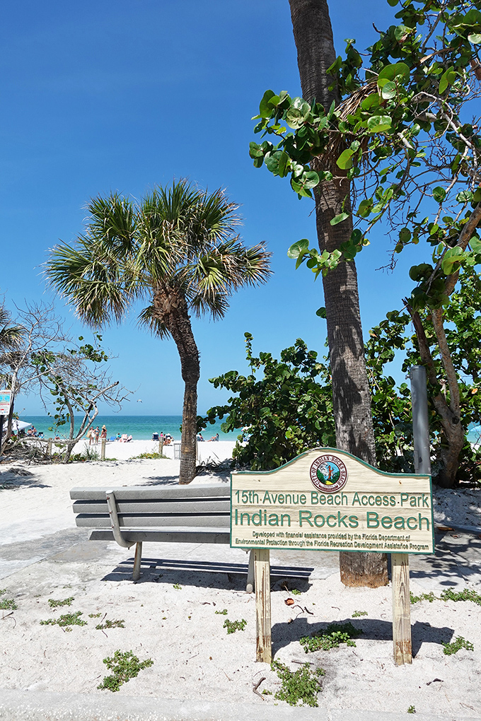 Not just a sign, but an invitation to discover what locals already know &ndash; this beach access leads to your next favorite place.