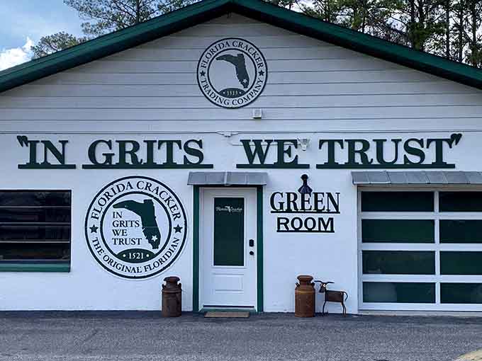 "In Grits We Trust" isn't just a motto, it's a lifestyle choice, and this building wears it proudly for all to see.