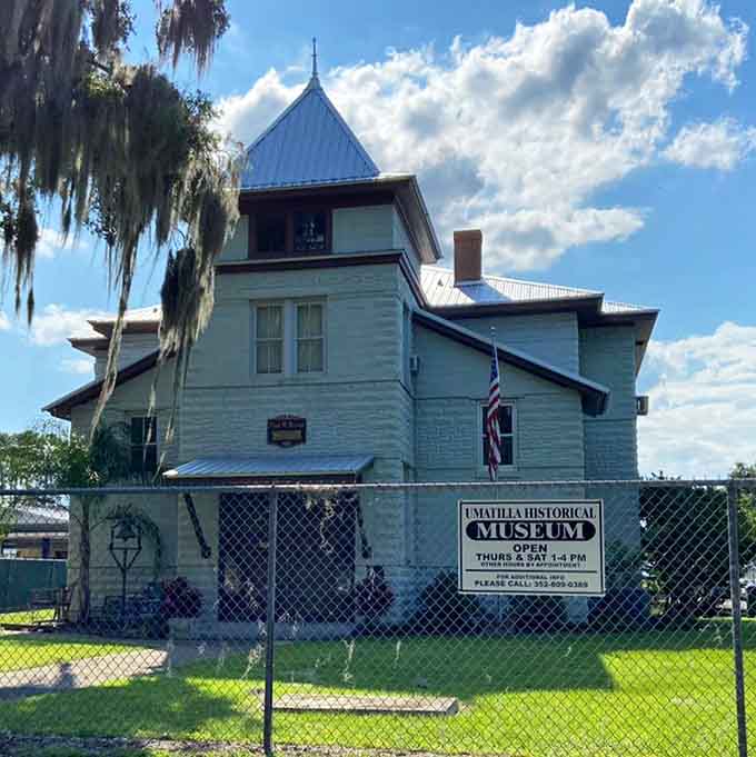 The museum's exterior stands as a testament to preservation efforts that ensure future generations can touch their own history.