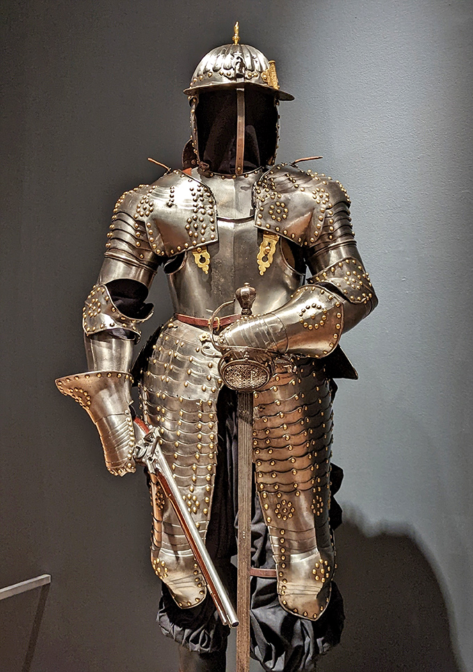 Medieval fashion at its most practical &ndash; when your outfit needed to repel both swords and fashion critics.