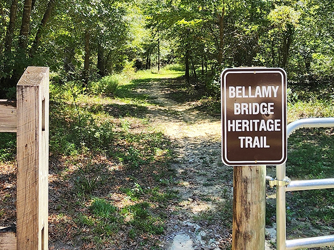 A clear sign marks the entrance to this hidden gem, inviting curious travelers to discover Florida's haunted history.