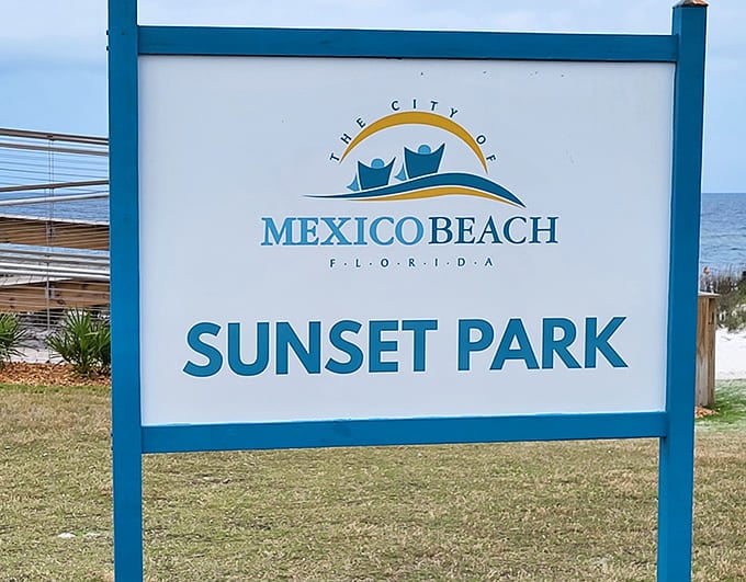 The park's sign stands as a humble introduction to one of Florida's most authentic natural attractions.