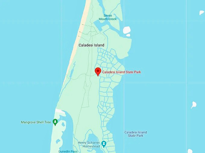 caladesi island state park map