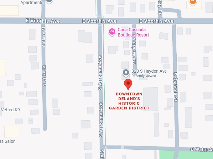 16. downtown deland historic district map