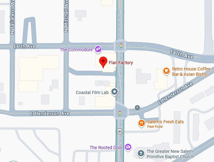 16. flan factory map