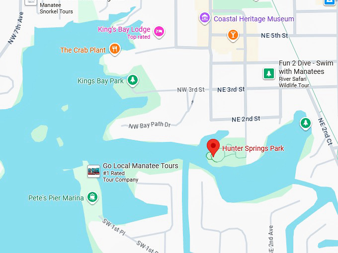 hunter springs park map