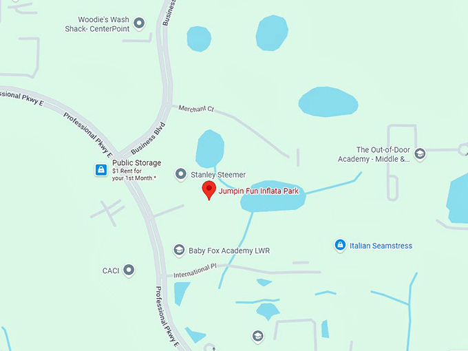 16. jumpin fun inflata park map