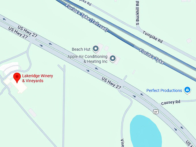 16. lakeridge winery & vineyards map