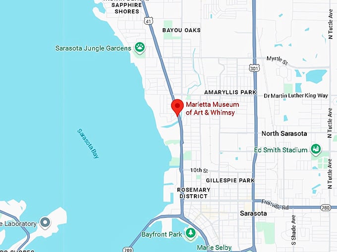 16. marietta museum of art and whimsy map