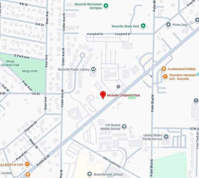 niceville children's park map