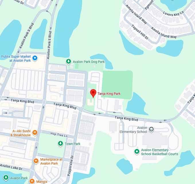 16. tanja king park map