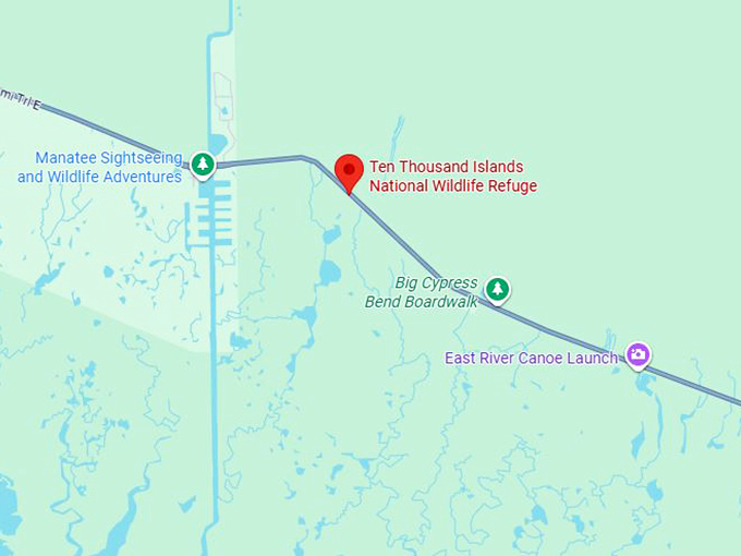16. ten thousand islands national wildlife refuge map