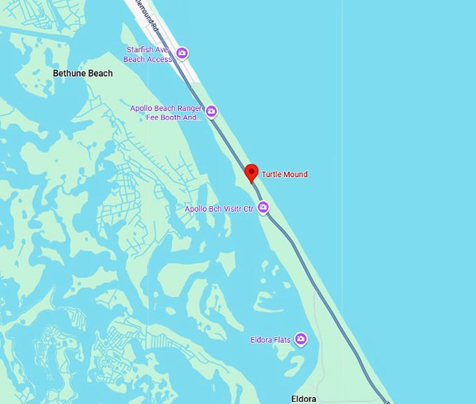 16. turtle mound map