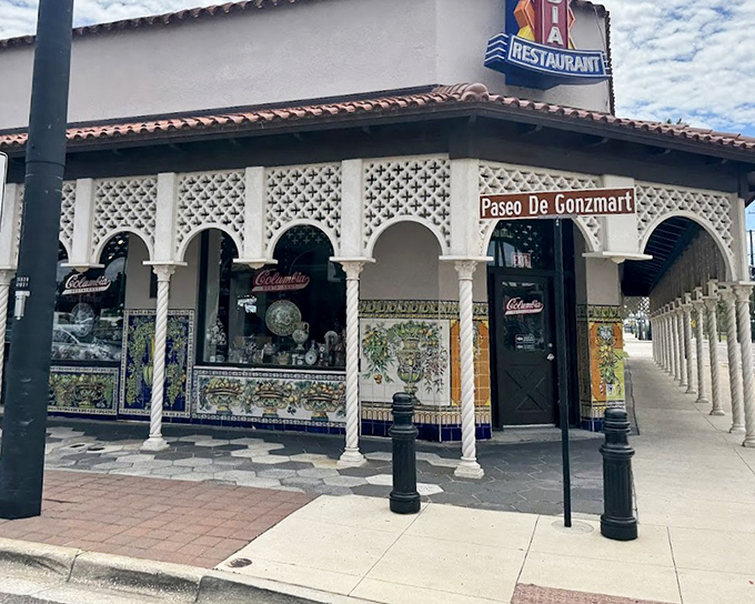 Intricate tile work and Spanish architecture transport diners to another era at Florida's oldest restaurant.
