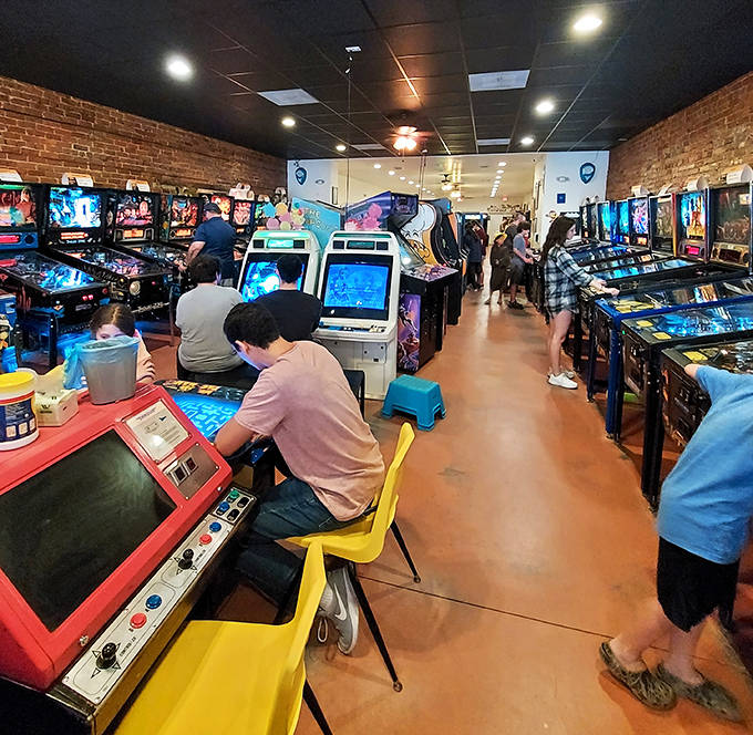 Step into a time warp at Replay Amusement Museum, where rows of vintage cabinets beckon with their glowing screens and nostalgic beeps.