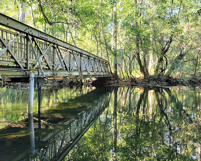 This isn't just any bridge &ndash; it's a portal between everyday life and the kind of natural wonder that makes your Instagram followers genuinely jealous.