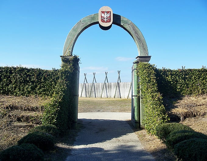 Step through this archway and suddenly you're transported to 1564, minus the scurvy and questionable hygiene standards of colonial life.