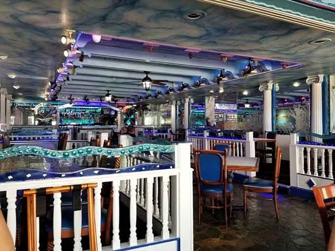 Step inside and the atmosphere wraps around you like a warm Mediterranean breeze, complete with mood lighting and endless possibilities.