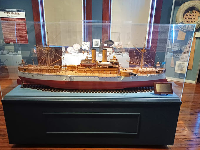 This ship model has more detail than your last relationship, and it's definitely sailed through fewer storms of drama.