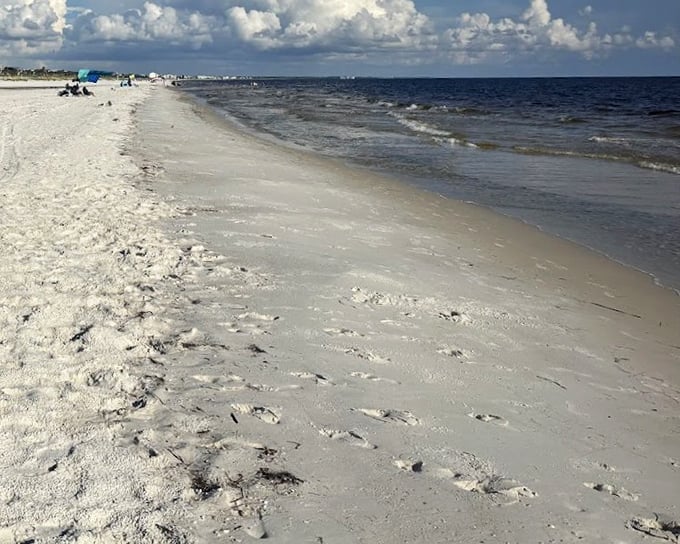 The trademark white sand of Mexico Beach isn't just pretty &ndash; it's actually pure quartz crystal that stays cool underfoot even on the hottest summer days.