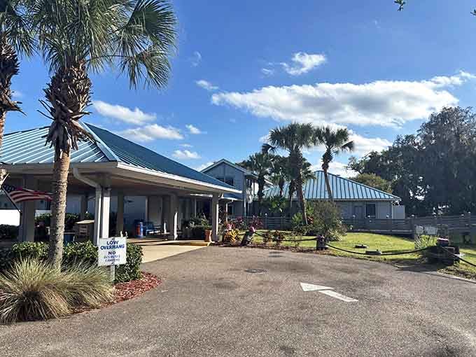 The dock stretches toward Corky Bell's, where every meal comes with a side of St. Johns River scenery and Old Florida charm.