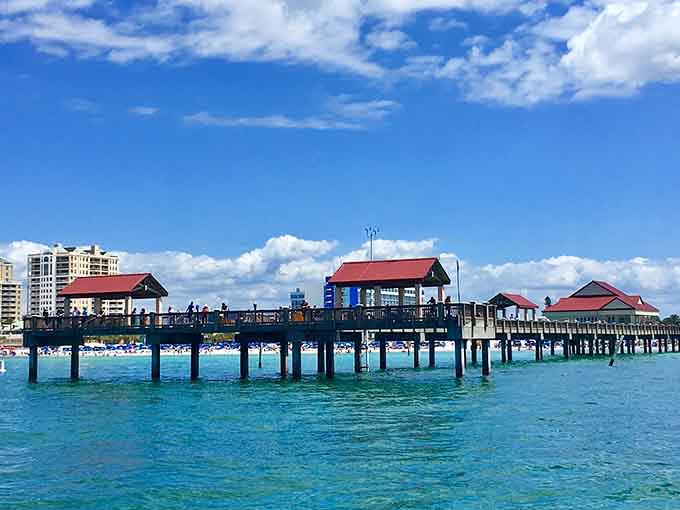 The turquoise waters around Pier 60 in Clearwater are so clear, you'll want to dive right in.