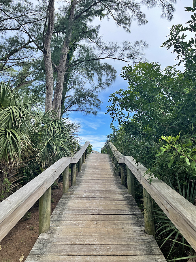 This wooden pathway isn't just a route to the beach&mdash;it's a portal between ordinary life and "pinch me, I must be dreaming" paradise.
