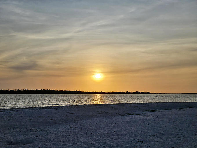 Sunsets here don't just happen, they perform, turning the sky into a masterpiece that would make any artist throw down their brushes in defeat.