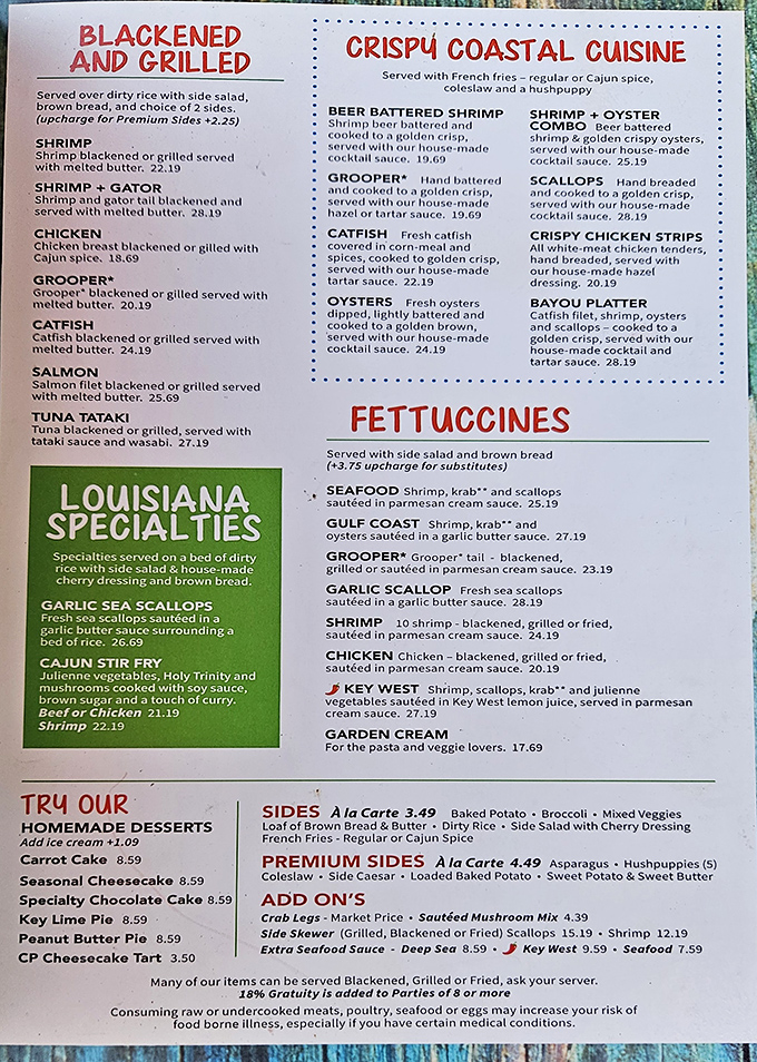 A mouthwatering roadmap to seafood nirvana&mdash;this menu reads like a love letter to Gulf Coast cuisine.