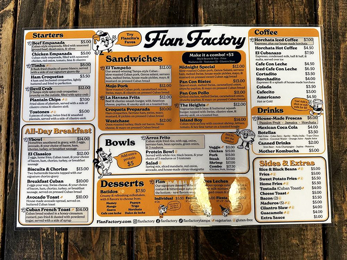 The menu reads like a Cuban food love letter, offering everything from all-day breakfast to sandwiches that would make your abuela weep with joy.