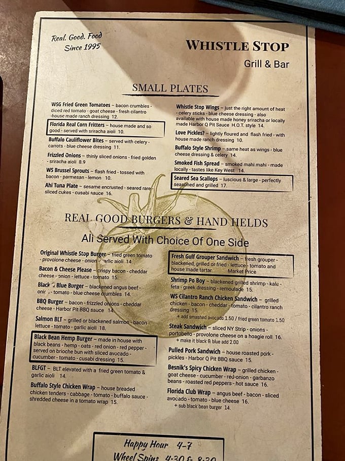 This menu reads like a love letter to American comfort food with enough variety to keep your taste buds guessing and your stomach very happy.