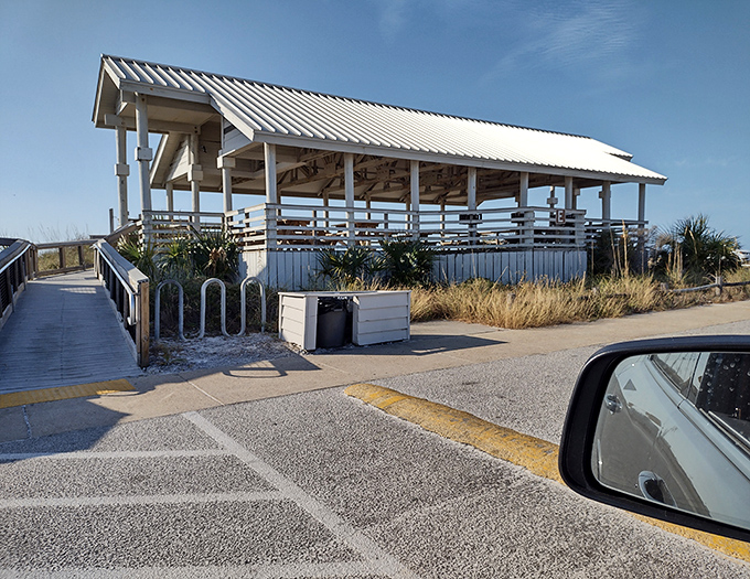 This pavilion isn't just a shelter &ndash; it's front-row seating to nature's greatest show, minus the overpriced concessions.