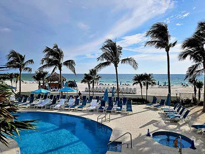 Paradise found: Siesta Key's beachfront combines impossibly blue waters with powder-white sand that squeaks beneath your feet like fresh snow.